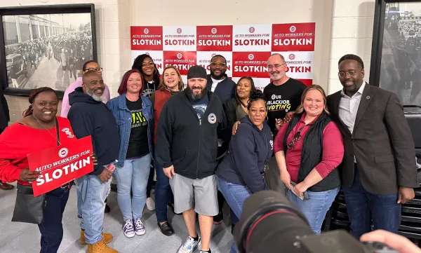 UAW President Shawn Fain, Elissa Slotkin Fire Up Michigan Union Members ...